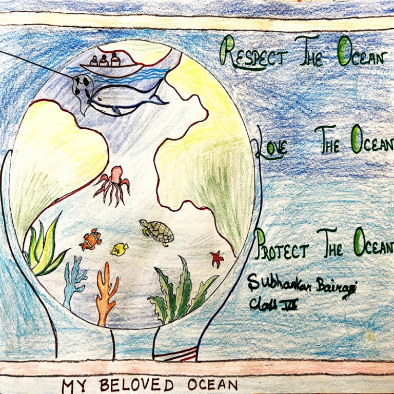 Respect the ocean | 내가 사랑하는 바다 - 국제 어린이 환경 그림대회｜휴먼인러브