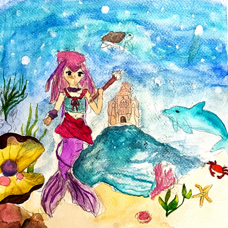 ocean fairy tale | 내가 사랑하는 바다 - 국제 어린이 환경 그림대회｜휴먼인러브